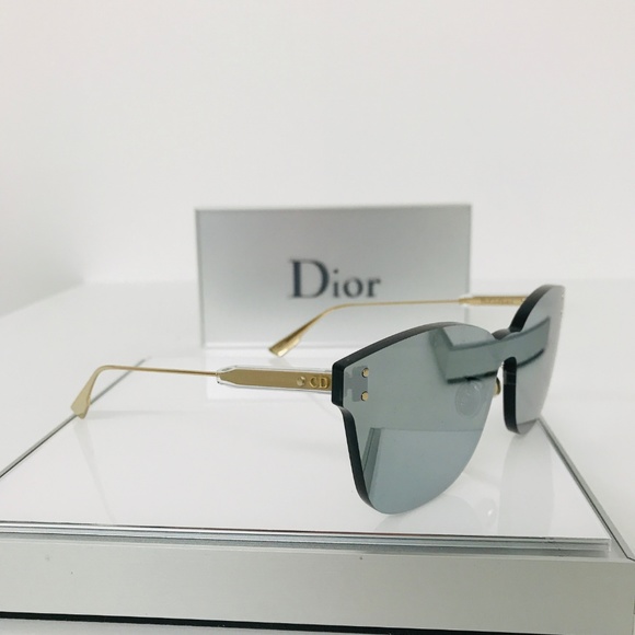 Dior | Accessories | Dior Colorquake 2 Yb7t4 Silver Mirror Sunglasses ...